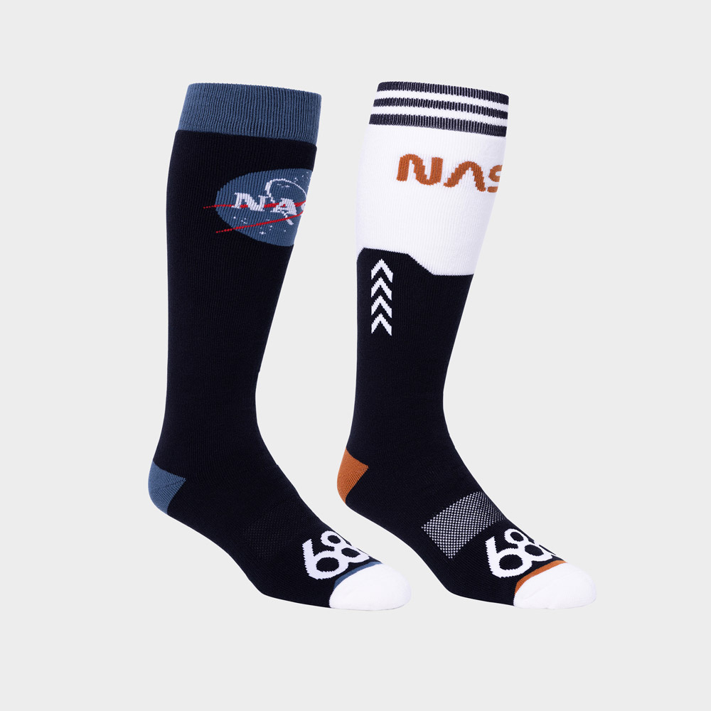 686 NASA Sock 2-Pack snowboard socks | Clothing \ Snow \ Snowboard ...