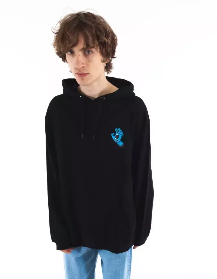 Santa Cruz Screaming Hand Chest Black Hoodie | | Skateshop - snowboard ...