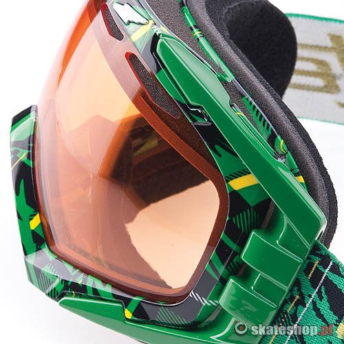 ARNETTE Mercenary (kelly green plaid/persimmon) snow goggles kelly ...