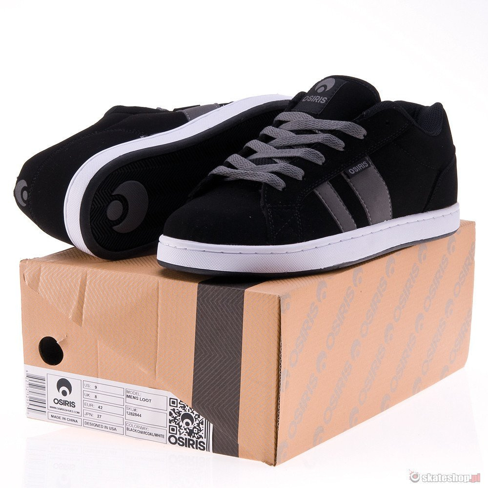 Buty OSIRIS Loot '13 (blk/chr/wht) czarne | skateshop.pl