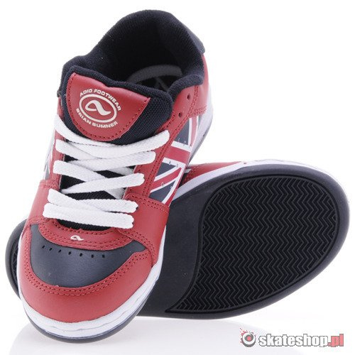 Buty ADIO Summer V3 (red/union jack) K55A16 | skateshop.pl